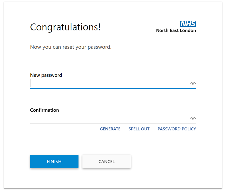 BLUE account password reset tool – NELIE Help